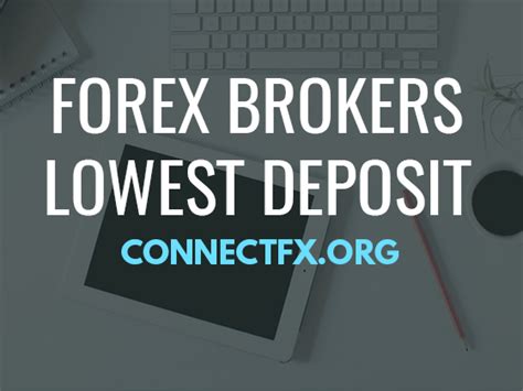 Best Online Forex Micro Account Brokers With Low Minimum Deposits