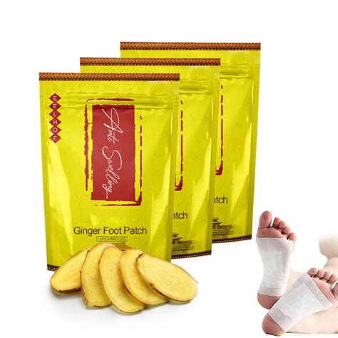Anti Swelling Ginger Detoxing Patch Herbal Ginger Patch Detox Foot Pads