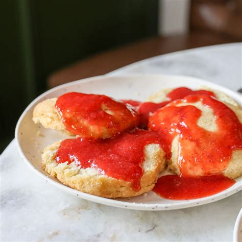 Biscuits Preserves At Morning Ritual By The Goat Columbus Vegan