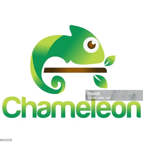 크리 에이 티브 카멜레온 파충류 로고 디자인입니다 현대 간단한 미니멀리스트 복고풍 빈티지 만화 마스코트 캐릭터 로고 벡터 아이콘