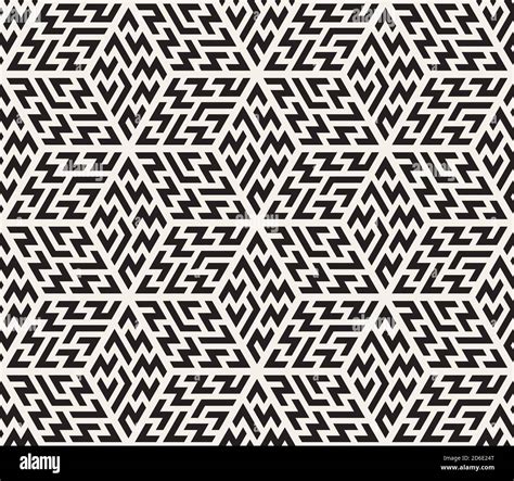 Vector Seamless Pattern Repeating Geometric Lines Abstract Lattice