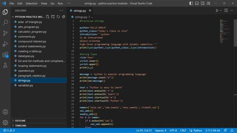 Nagally Tulasi On Linkedin Task 13 Practiced Total Strings Kiran Sagar Pythonlife