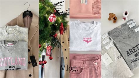 Vlog 데일리룩and후드 맨투맨 이벤트 겨울옷 기본템 패션하울 무신사스탠다드 코트 모코블링 맨투맨 어베인 니트 코르카