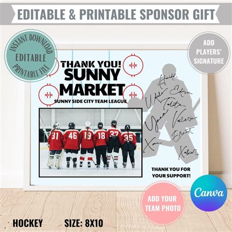 Sponsorship Thank You Card Etsy