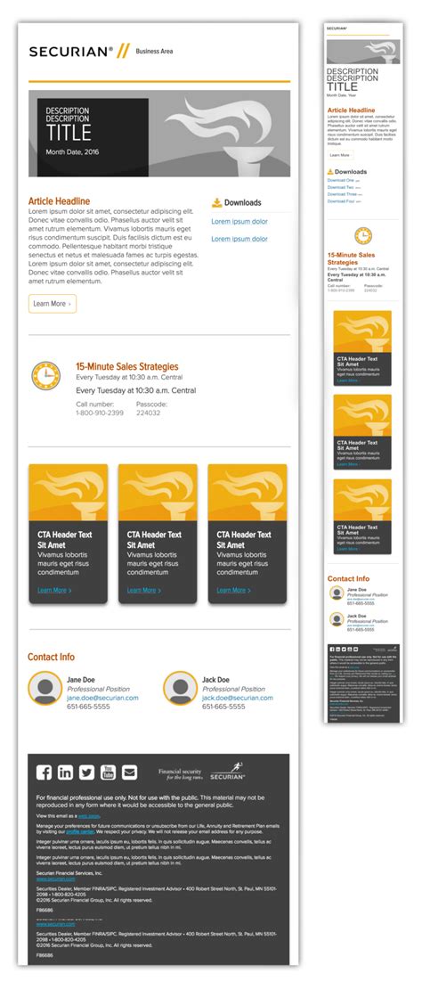 Responsive Email Templates Clarissa Kramer