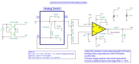 Ina849 Programmable Gain Circuit Amplifiers Forum Amplifiers Ti E2e Support Forums
