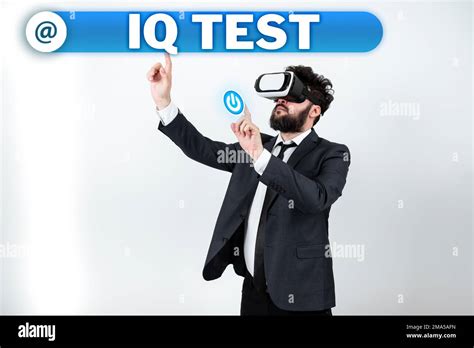 Writing Displaying Text Iq Test Word For Attempt To Measure Your