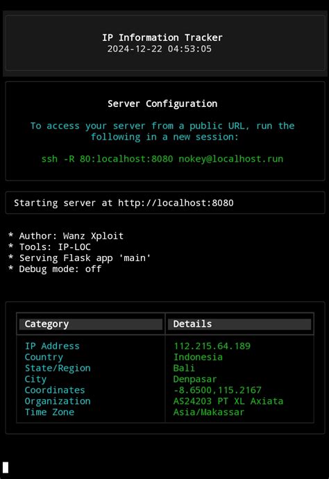 github wanzxploit ip loc a simple tool to track location information