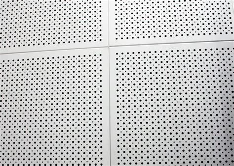 Fireproof Colored Perforated Aluminum Ceiling Panels Commercial Drop
