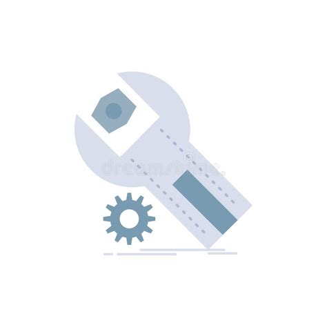 Settings App Installation Maintenance Service Flat Color Icon