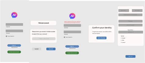Facebook Interface Prototype Figma