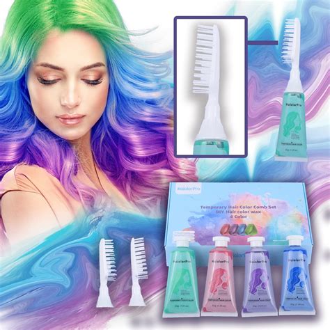 6pcs Temporary Hair Dye For Dark And Light Hair Hair Chalk
