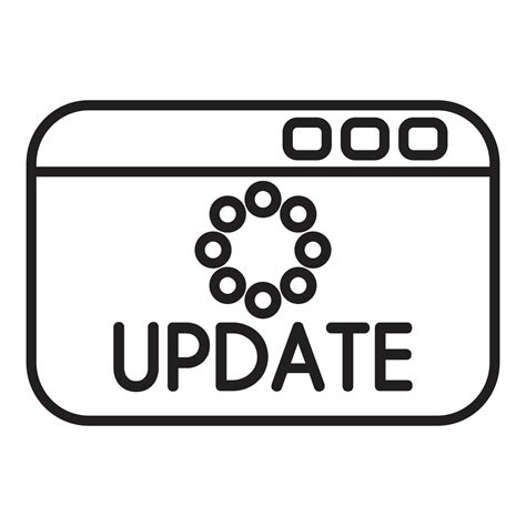 Software Update Process Displaying On Web Browser Window 55591307 Vector Art At Vecteezy