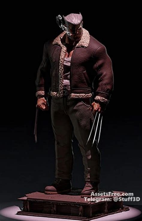 Old Man Logan 3d Print Model Download Free