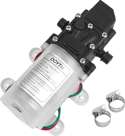 12v Diaphragm Water Pump With Pressure Switch 12 Gpm 80