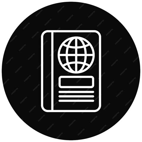 Ícone Do Vetor Do Passaporte Pode Ser Usado Para O Conjunto De ícones Do Resort De Praia Vetor