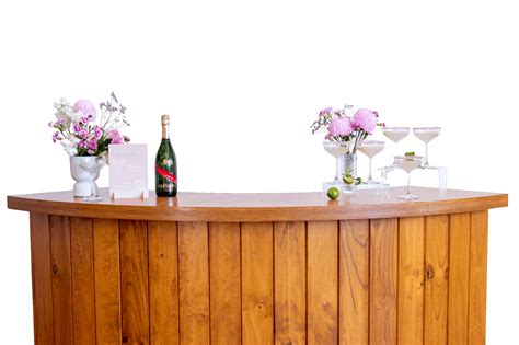 Wood Full Circle Bar Hire Auckland And Bay Of Plenty Willow Lane