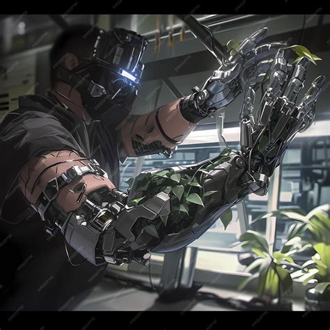 Premium Photo Advanced Bionic Limbs In A Lab