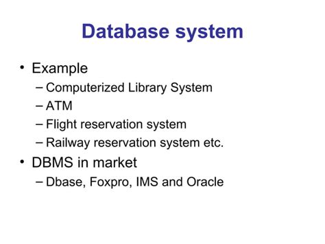 lecture 01 overview of dbms ppt