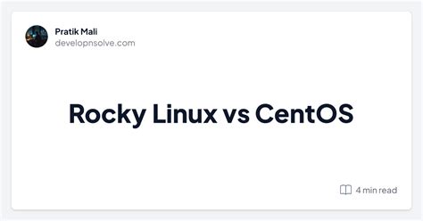 Rocky Linux Vs Centos