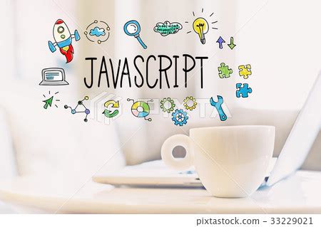 JavaScript Concept With A Cup Of Coffee Stock Photo PIXTA