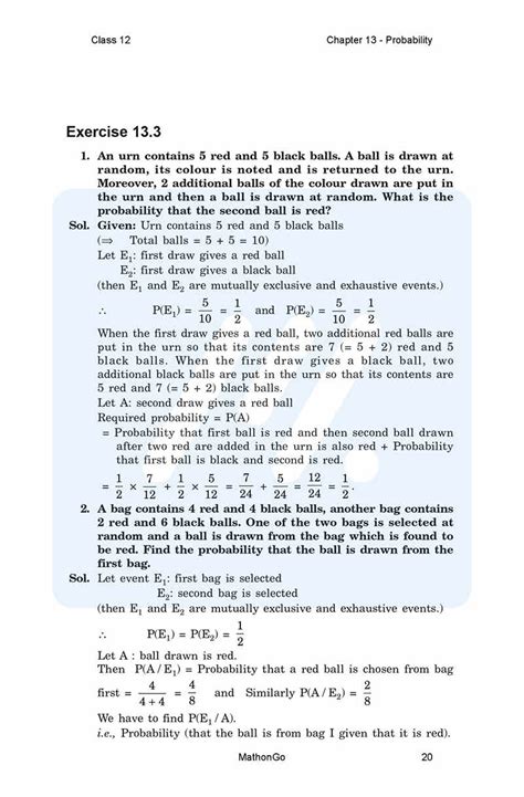 Ncert Solutions For Class 12 Maths Chapter 13 Exercise 13 3 Mathongo