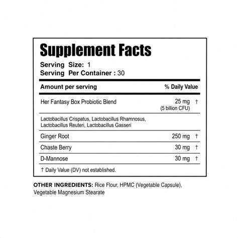 Healthy Box Probiotics For Ph Odor Pms Relief And Uti Prevention Her