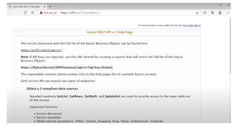 Importing Epicor Software Data Into Excel Using Rest Services