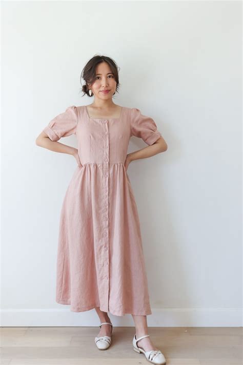 A Square Neck Dress Pattern Thats Romantic And Comfortable Meet