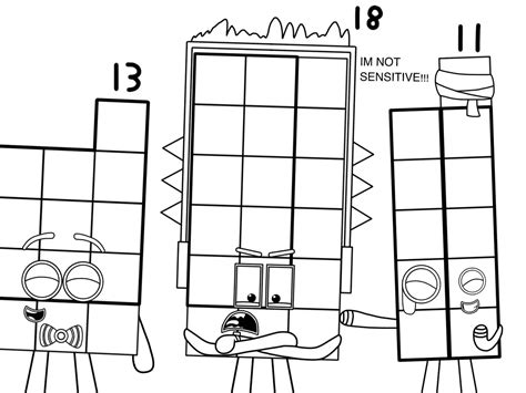 Numberblocks Coloring Pages 2025