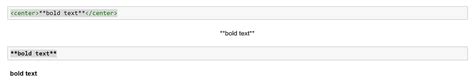 Bold And Center Markdown Problem General Jupyter Community Forum