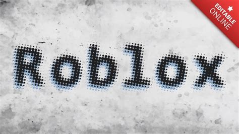 Roblox Halftone Text Effect Generator