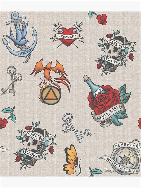 Narcotics Anonymous Symbol Tattoos