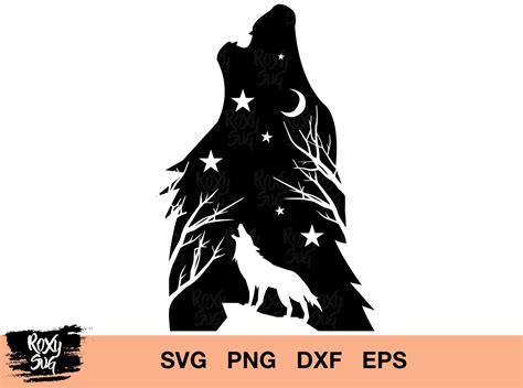 Wolf Svg Howling Wolf Svg Wolf Clipart Wolf Silhouette Etsy Shopping