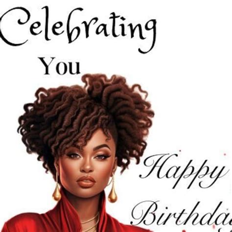 Birthday Blessing African American Greeting Card Celebration Birthday