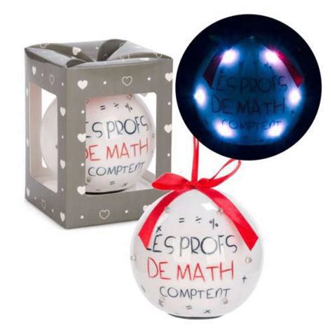 Boule Illuminée Profs De Maths Emery Centre Jardin