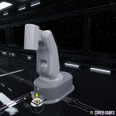 3 axis projector robot arm for new hologram effects in unreal engine
