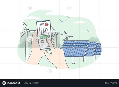 online renewable energy analysis illustration free download science