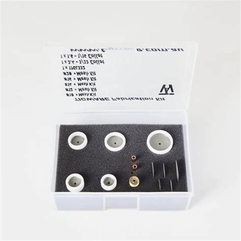 Tigware Teflon Tig Welding Cup Kit Virtually Unbreakable Triple Diffuser System Rated For Dc