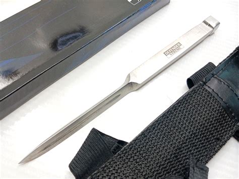 Ninja Spike Shiv Dart Quill Triangular Fixed Blade 7 Kunai