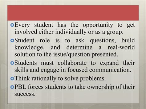 Project Based Learning Pptx