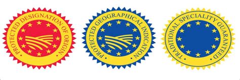 Geographical Indication Labels From Left Pdo Protected Designation Download Scientific
