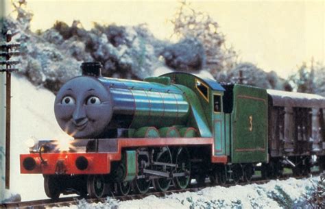 Thomas And Friends Snow Emily The Emerald Engine Henry The Green