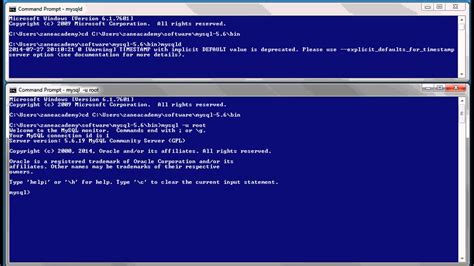 Download Mysql Zip Setup And Test Run Youtube