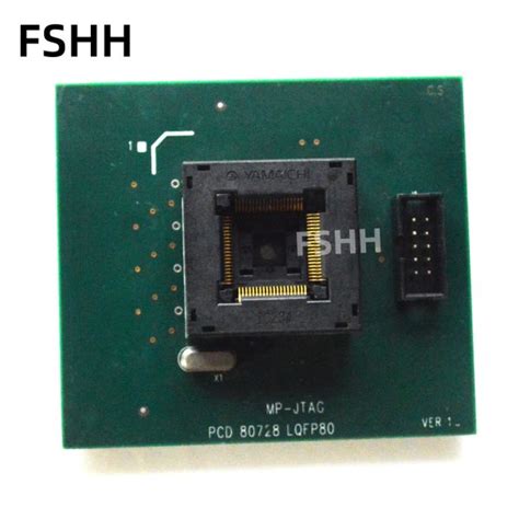 Mp Jtag Pcd80728 Lqfp80 Programmer Adapter Ic234 019 Test Socket Fshh