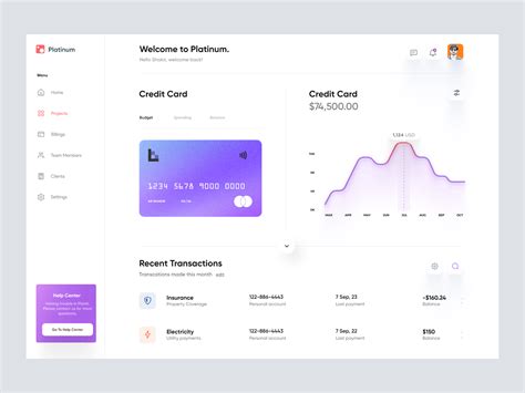 Finance Dashboard Ui Concept Ui Dux
