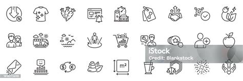 Icons Pack As Teamwork Hold Heart And Carrots Line Icons For Web App Vector Stock Illustration