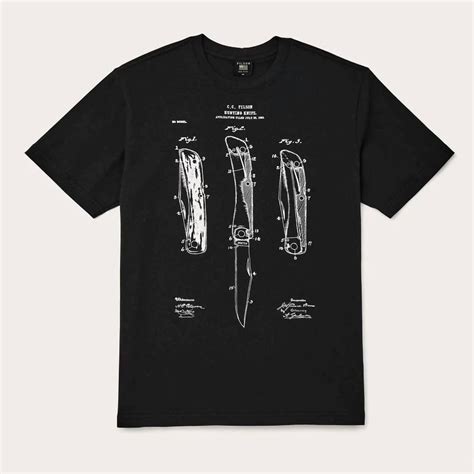 Filson Mens Pioneer Graphic T Shirt In Black Knife Grailed