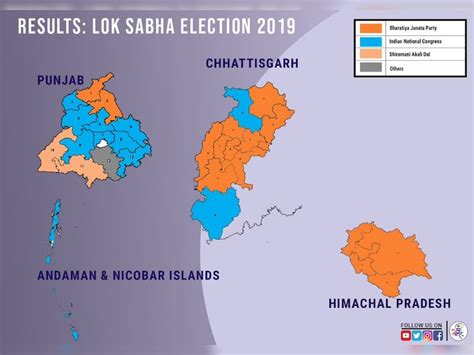 In Maps How Political Parties Fared In Lok Sabha Election 2019 Across
