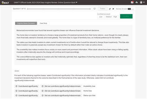 Gmat Focus Data Insights A Comprehensive Section